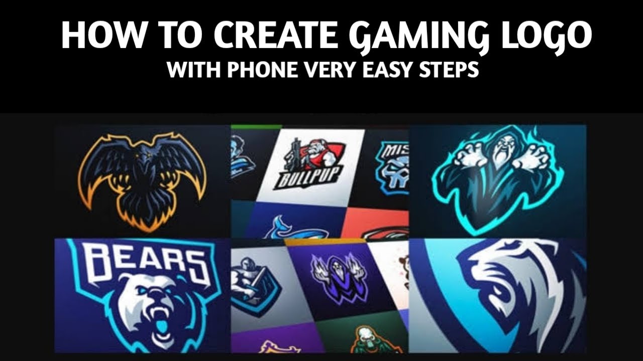 How to create gaming logo with android phone | Android phone se gaming ...