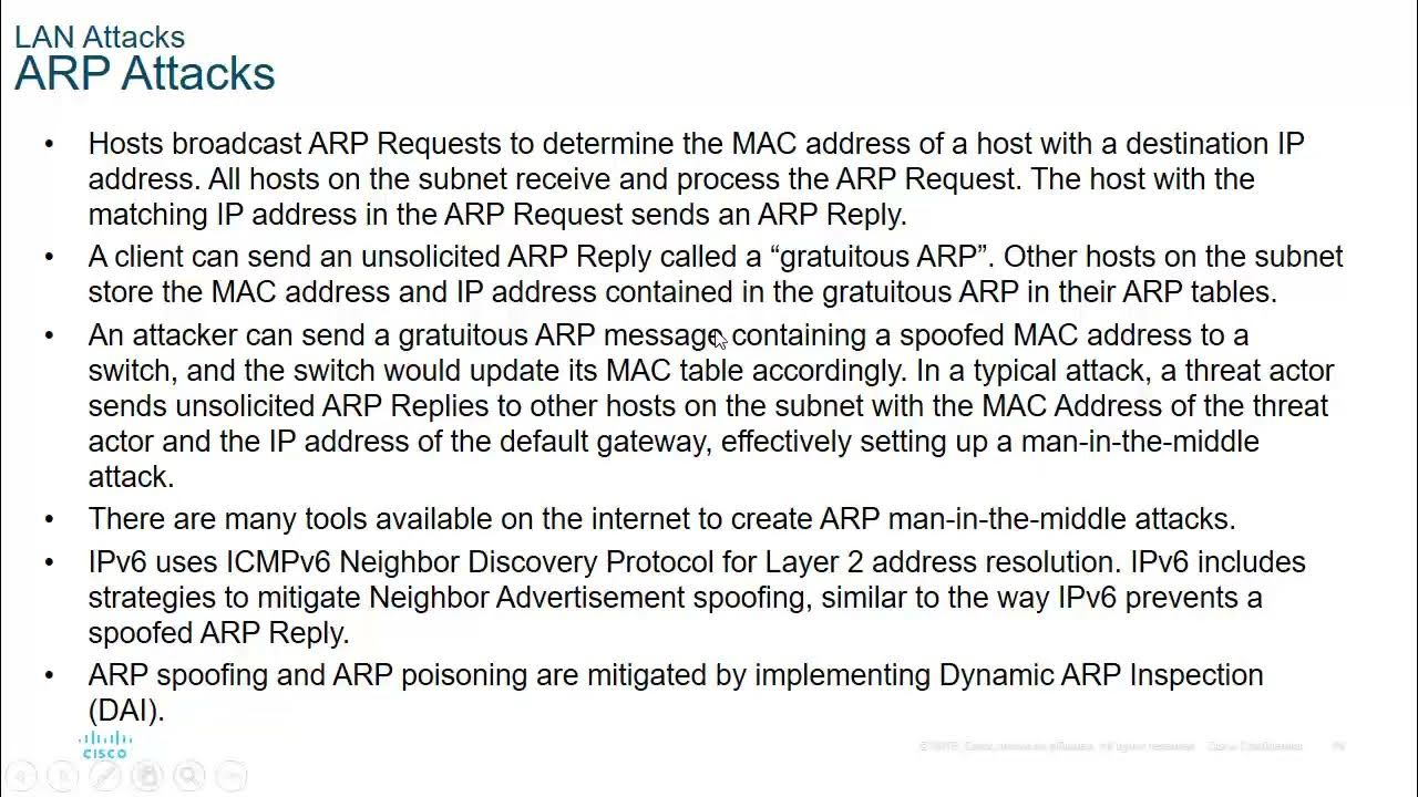 Network Attack on Switch part 2. Cisco Academy CCNA Training - YouTube