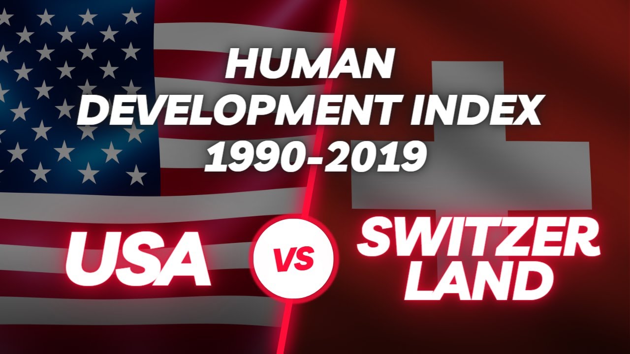Questions 2023 | USA vs Switzerland: Human Development Index (1990-2019 ...