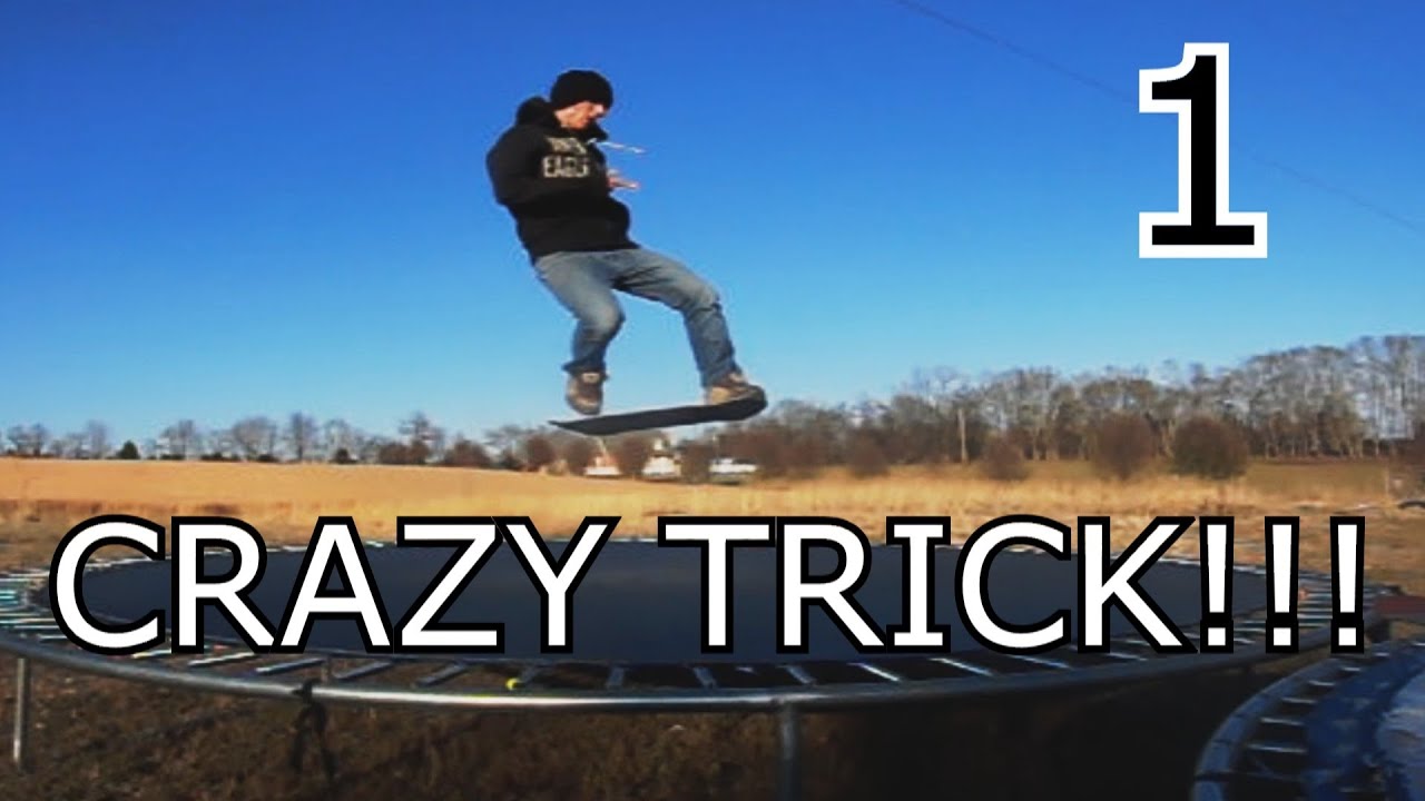 CRAZY TRICK!!! (720 No Grab) - YouTube