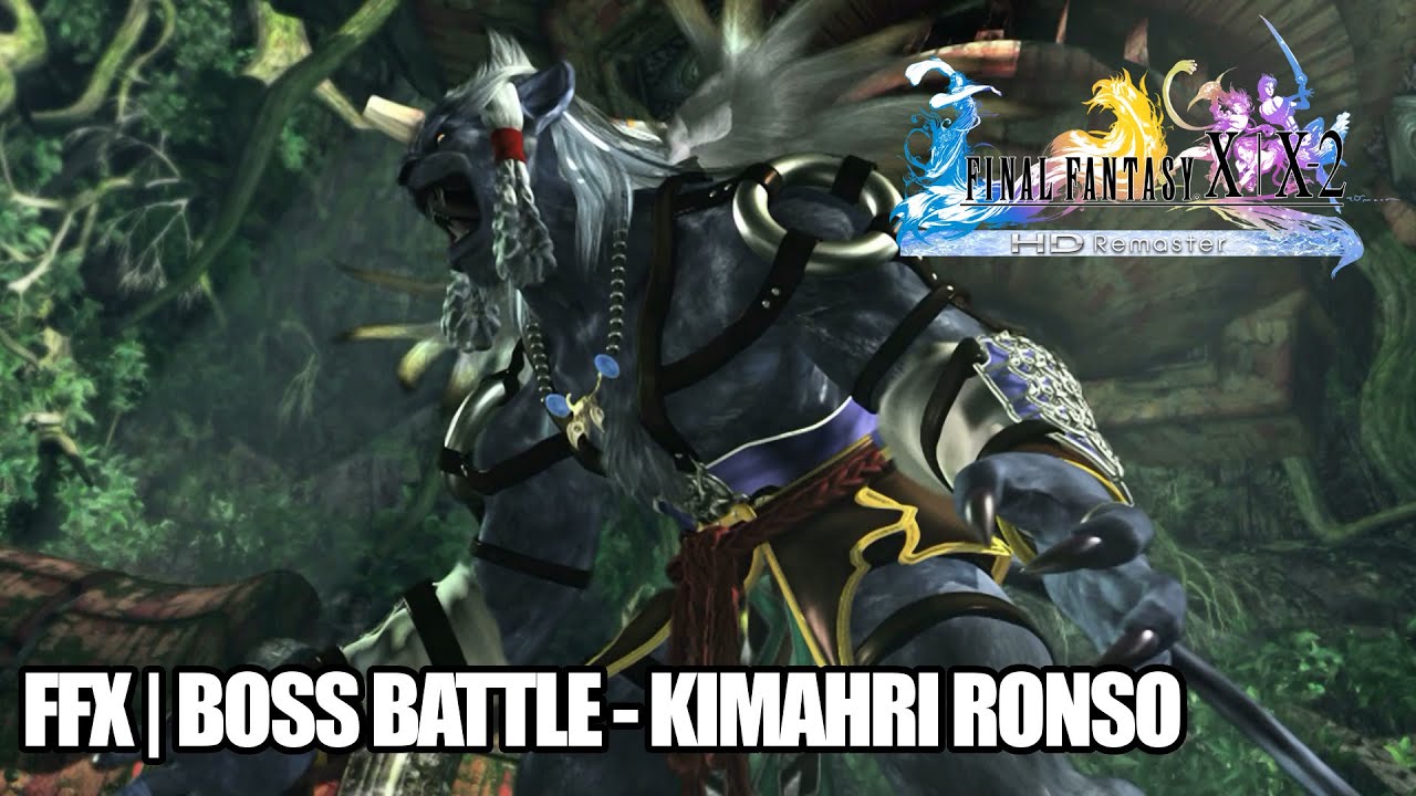 Final Fantasy X/X-2 HD Remaster - FFX | Boss Battle - Kimahri Ronso ...