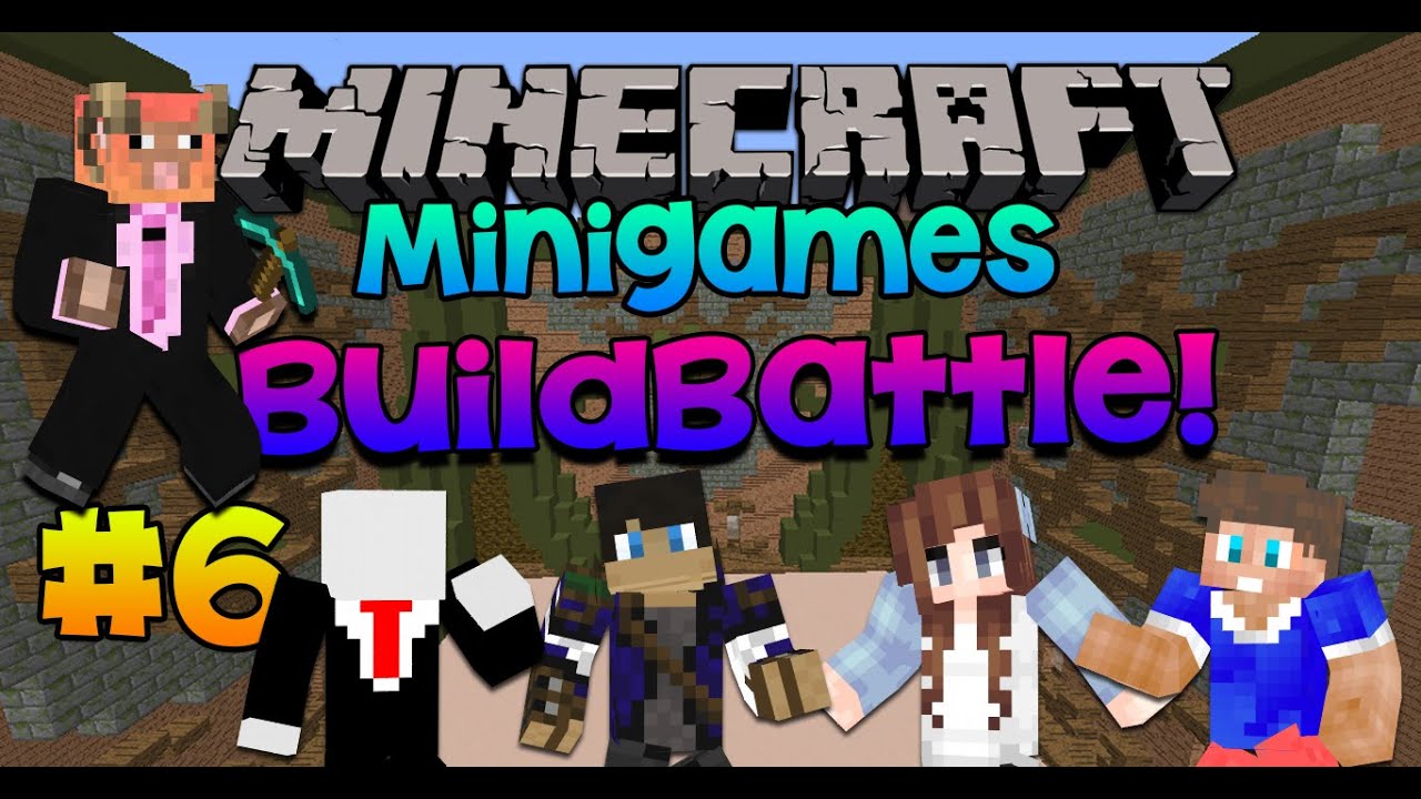 Minecraft Minigames Ep.6 "Build Battle!" - YouTube