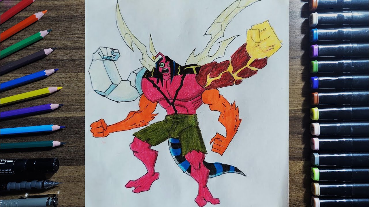 KEVİN 11 DRAWİNG/KEVIN 11 ÇİZİMİ (BEN 10 2005) - YouTube