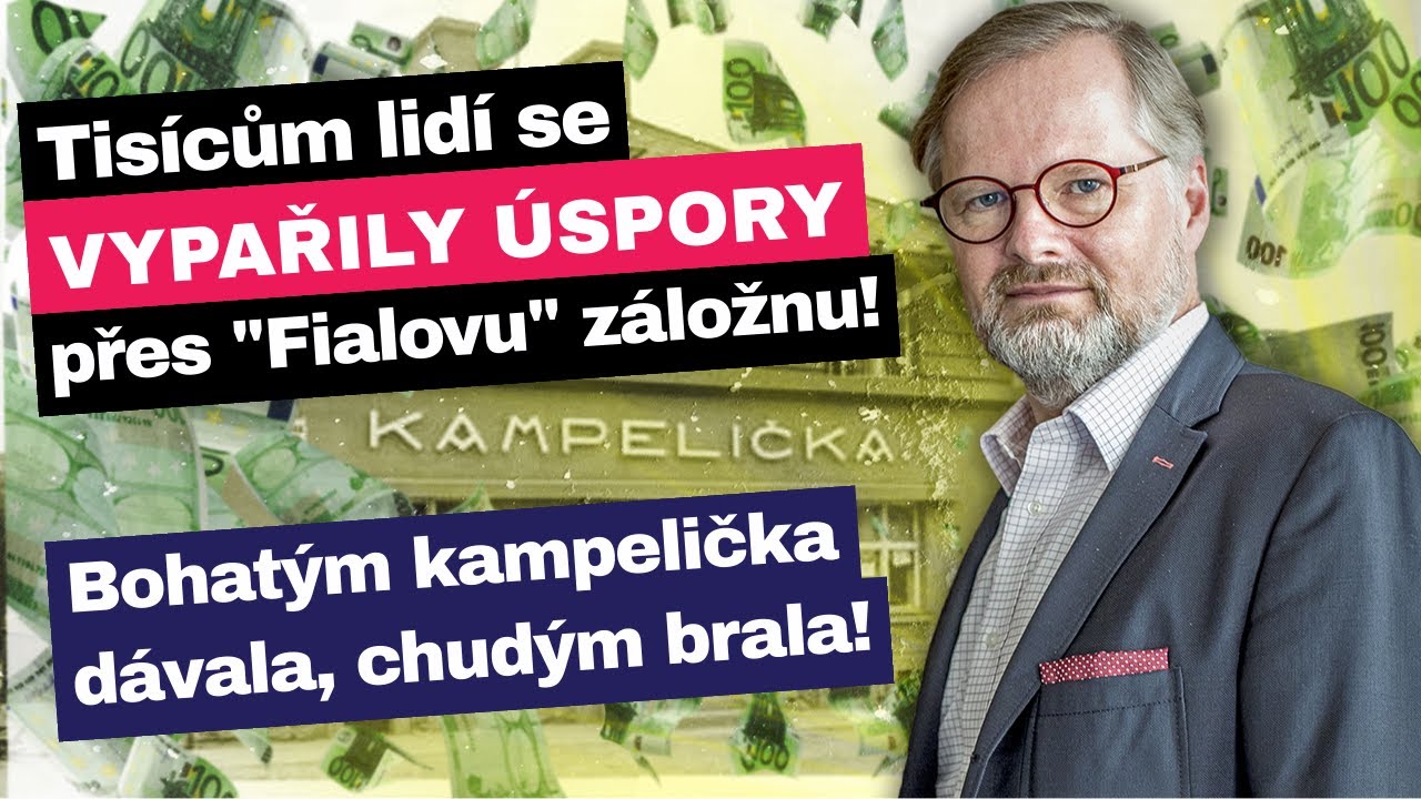 "Fialova" kampelička obrala lidi o stovky milionů. Vláda kupuje další ...