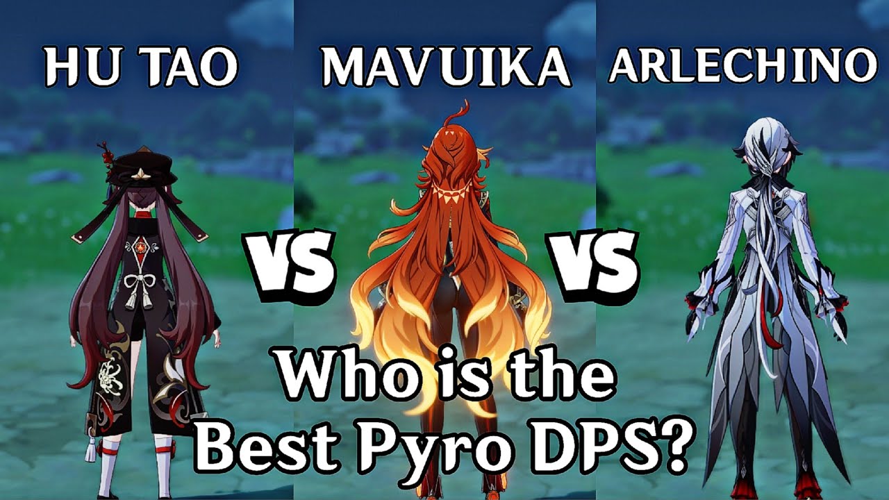 Who is the BEST C0 PYRO DPS? Hu Tao vs Arlecchino vs Mavuika ...