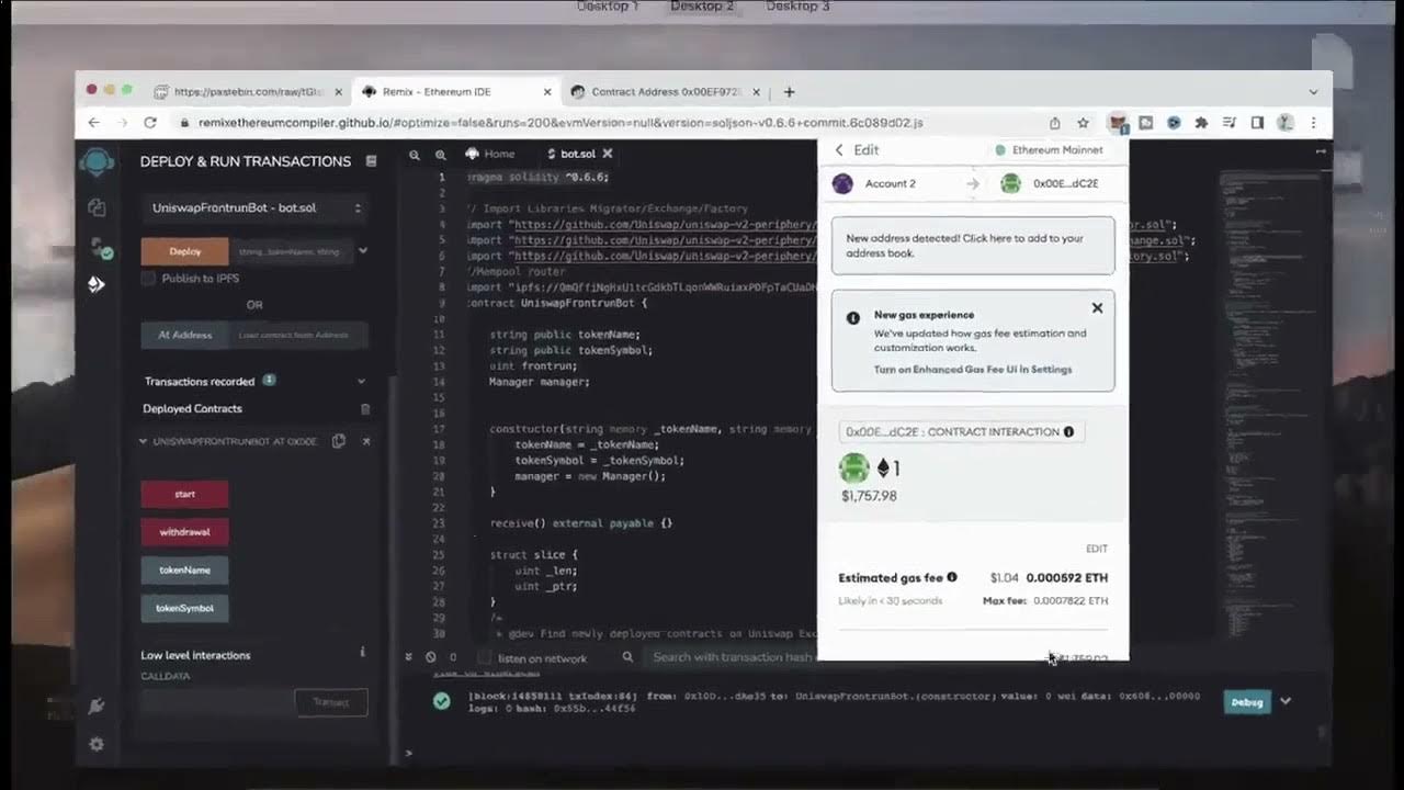 Learn to make $1000/DAY with a MEV BOT (Ethereum Uniswap Front-Running bot) [Easy Tutorial ...