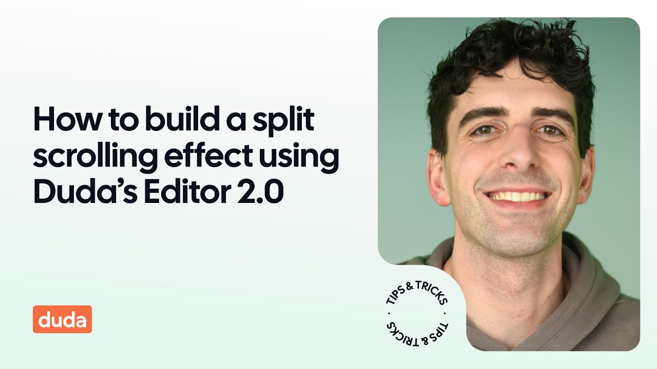 How to build a split scrolling effect with Editor 2.0 - YouTube