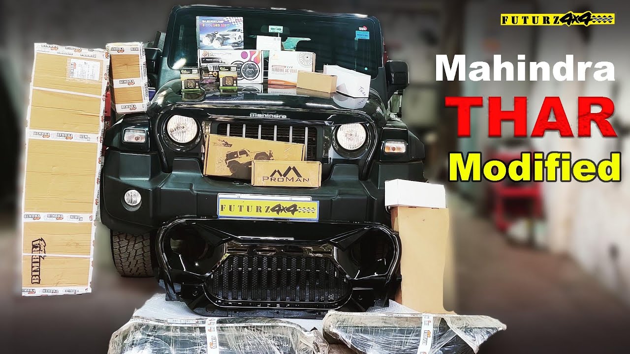 Next-Level Off-Roading - Fully Customized Mahindra Thar @Futurz4x4 ...