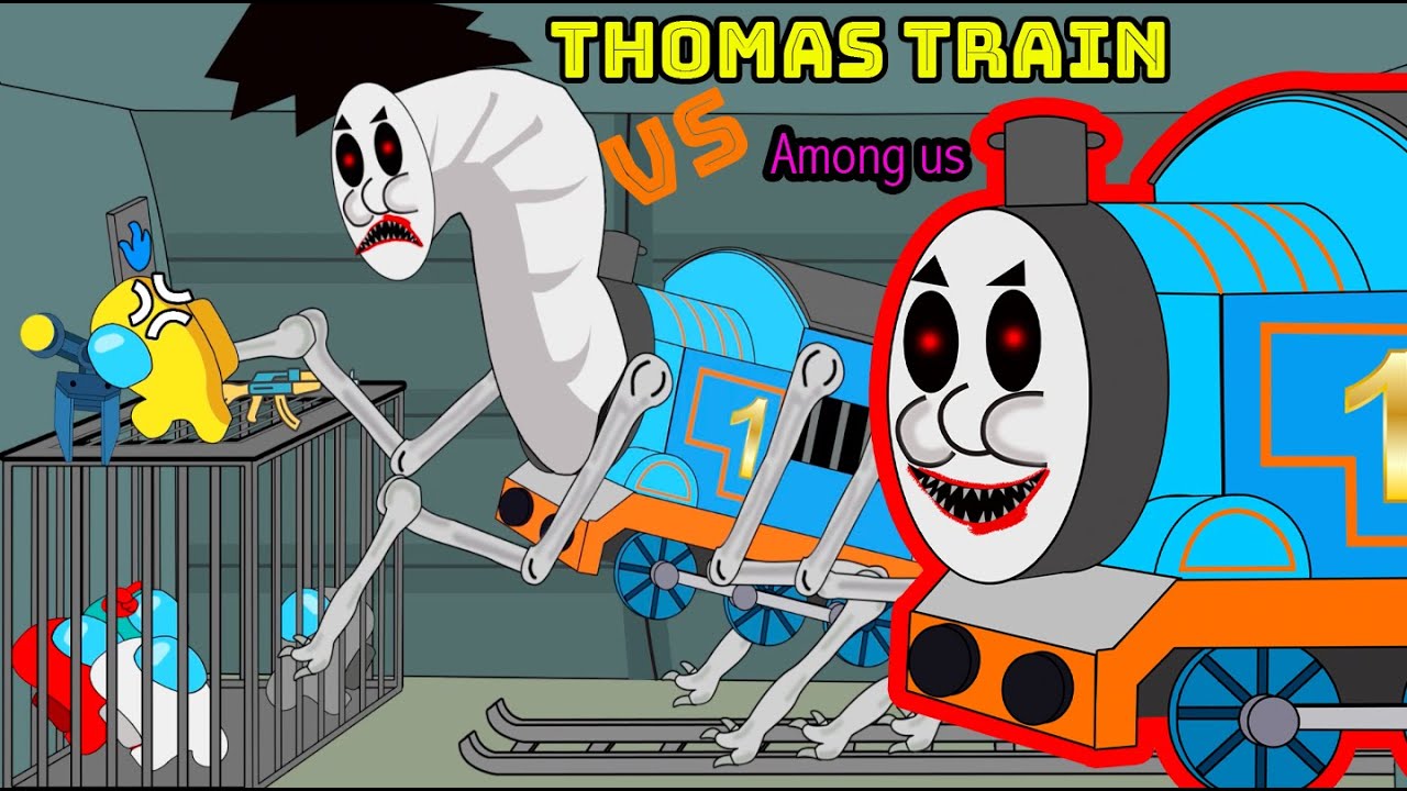 Thomas Train Vs Among Us | Among us animation - YouTube