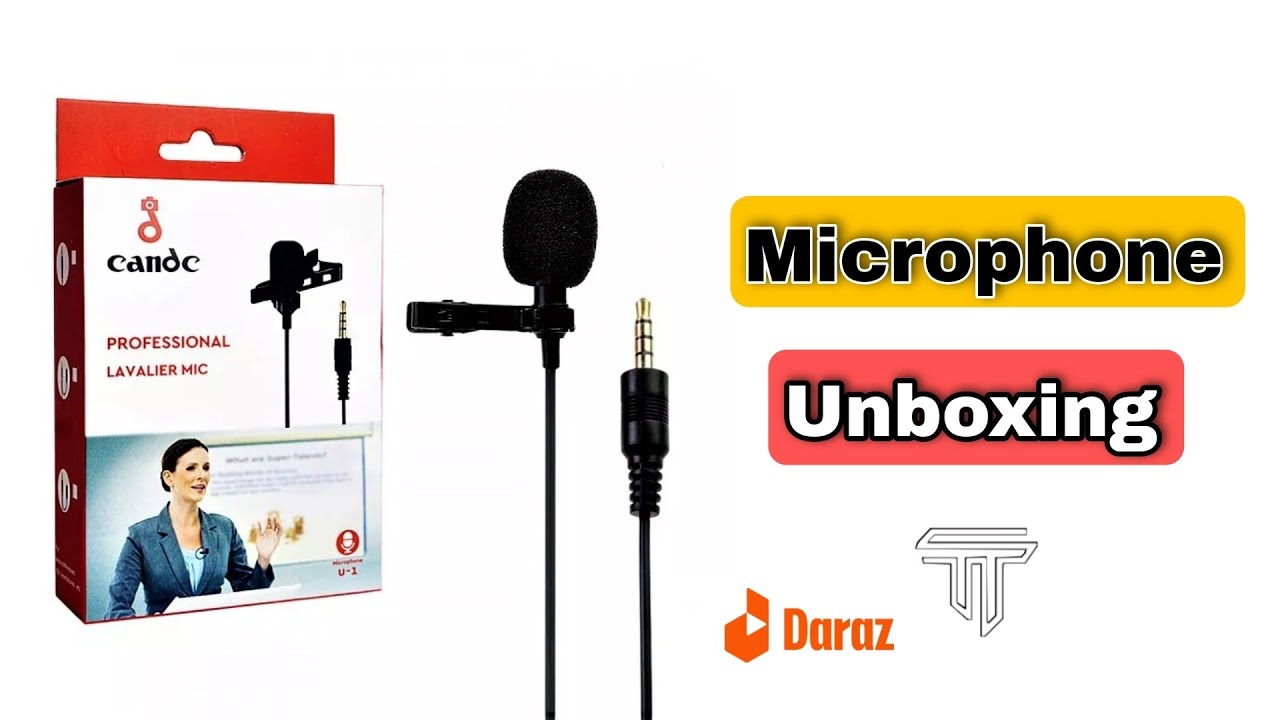 Candc Lavalier Microphone | Best Budget Mic | Unboxing & Review ...