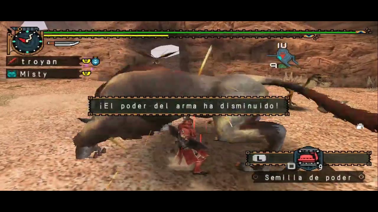 32vo Boss de Rango G en Monster Hunter Freedom Uníte/Blangonga Cobré ...