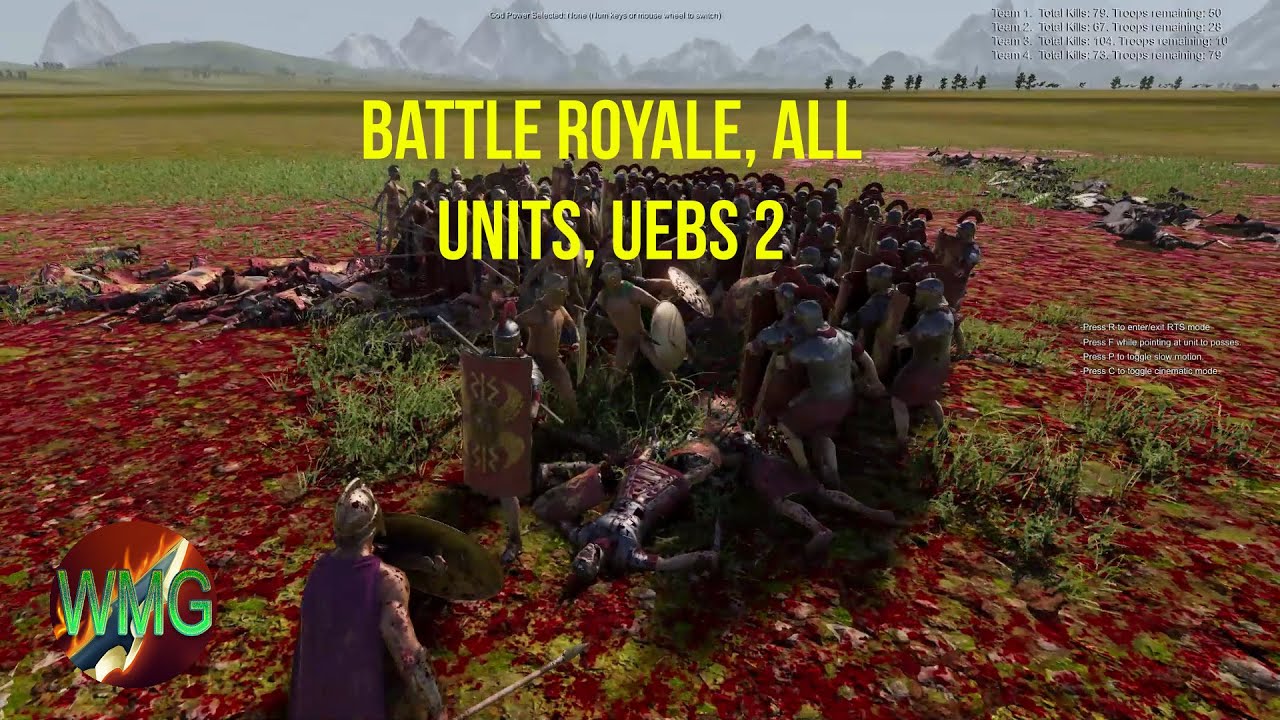 Battle Royale All Units UEBS 2 (4k 60FPS) - YouTube