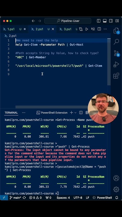PowerShell Pipeline part 1 - YouTube