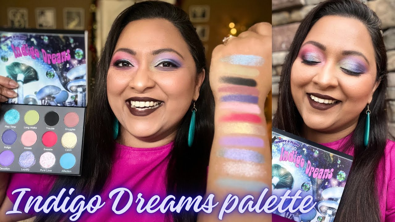 POPPY & FLUFF COSMETICS INDIGO DREAMS EYESHADOW PALETTE | SMITHY SONY ...