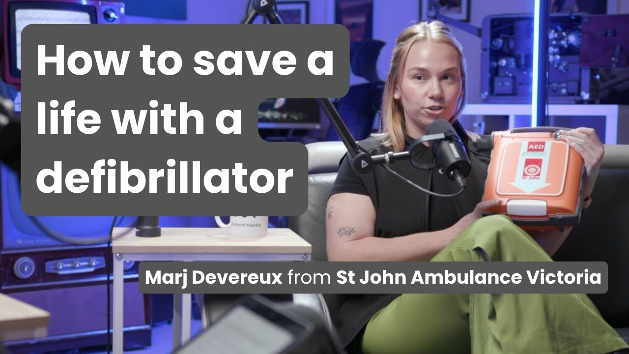 How to save a life with a defibrillator: Marj Devereux - YouTube