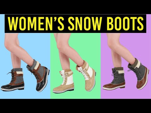 Women’s Snow Boots👢Top 6 Best Snow Boots For Women In 2020 ⏰