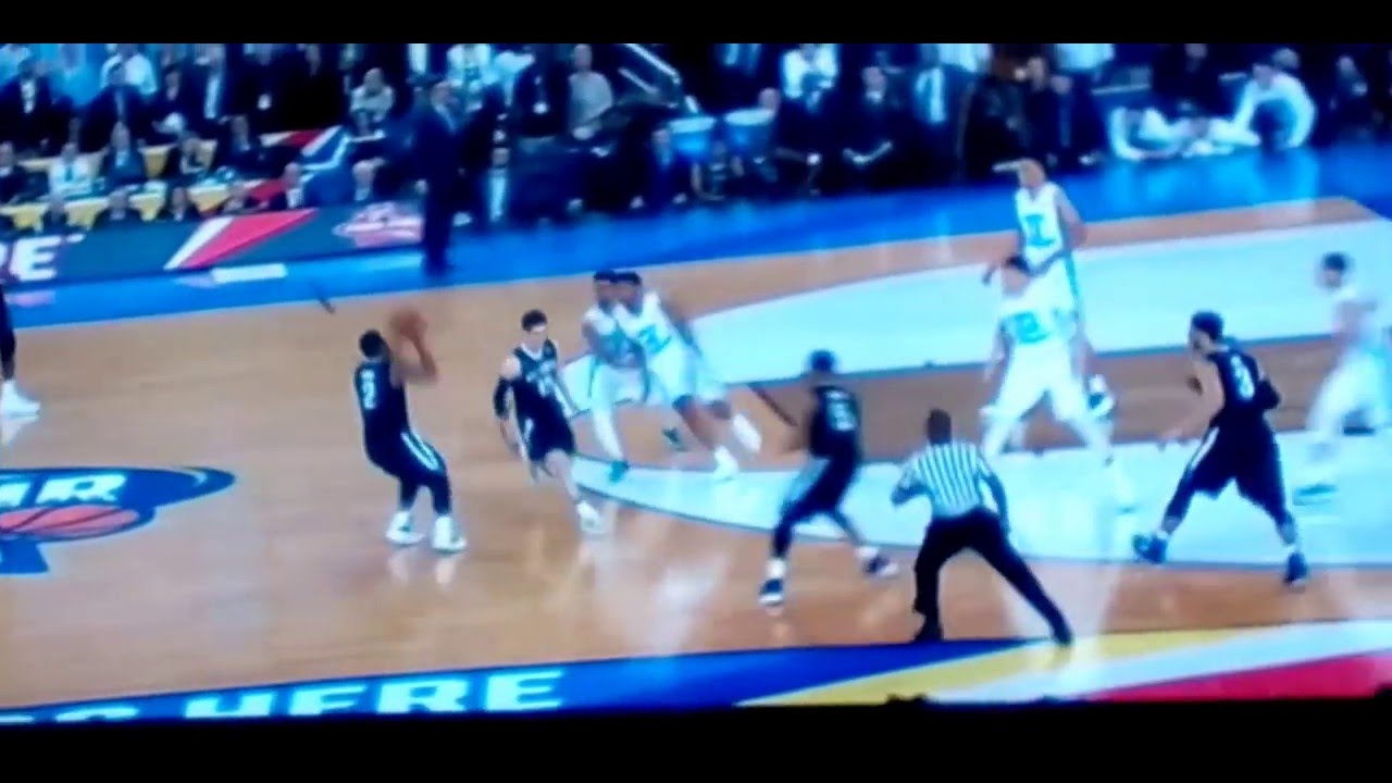 Kris Jenkins and Marcus Paige Crazy shots Villanova vs North Carolina ...