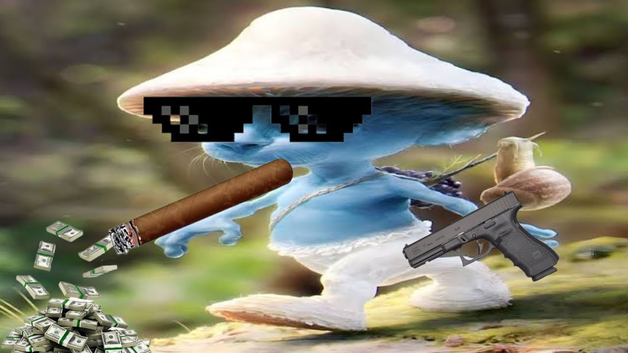 smurf cat in da hood💀 - YouTube