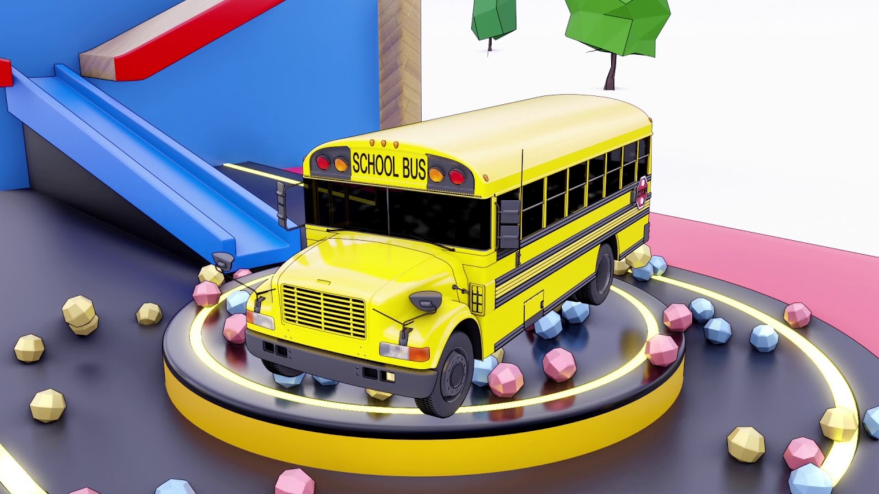 [ Learn Colors with Car ] Color and Street Vehicles Names with Color ...