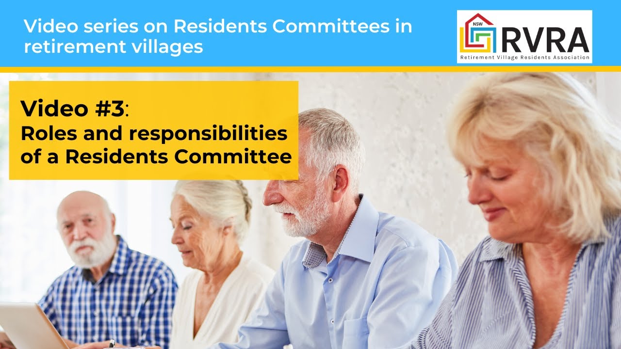 Residents Committees Video 3: Roles and responsibilities of a Residents ...