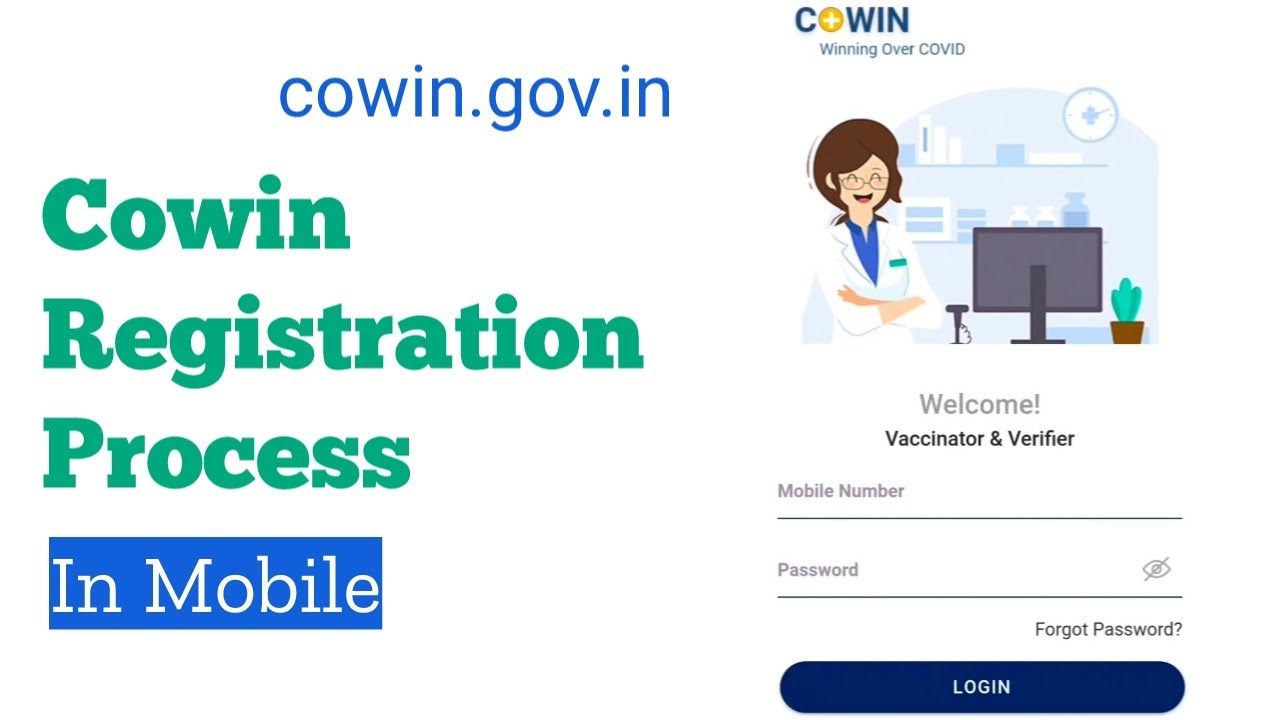 COVID-19 VACCINATION - Online portal entry in cowin.gov.in website ...