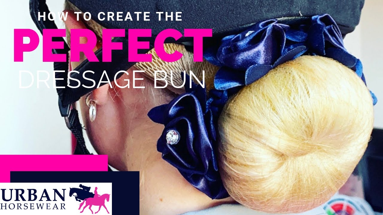 Create the perfect dressage bun 🐴 - YouTube