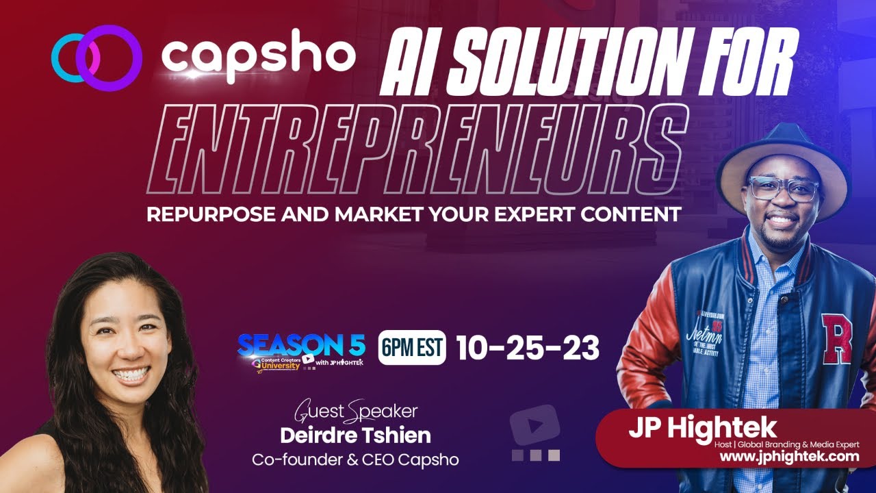 Meet CAPSHO An A.I Solution For Entrepreneurs | Content Creators ...