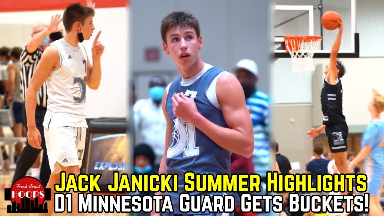 Jack Janicki Summer Highlights! 2023 Guard For D1 Minnesota - YouTube