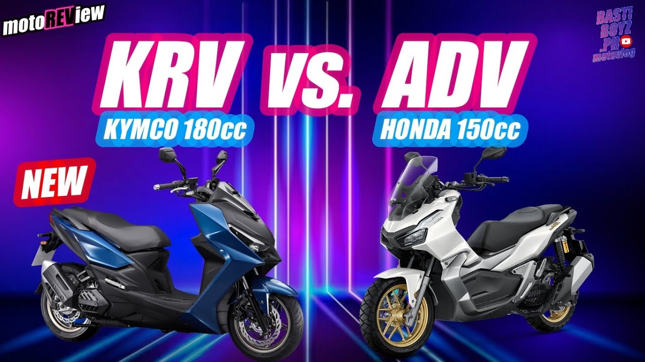 motoREView l KYMCO vs HONDA l KYMCO KRV 180i vs HONDA ADV 150 l KRV ...