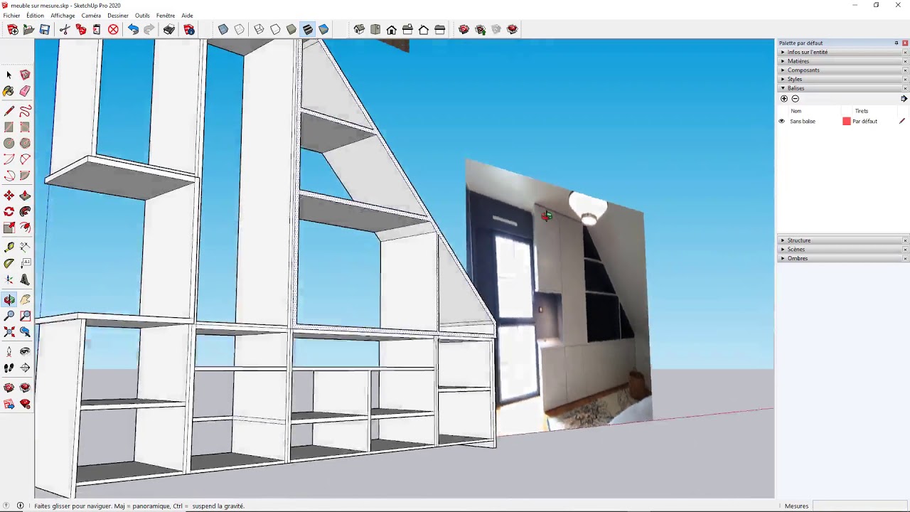 Tuto Projet Déco avec SketchUp - Vol 1 - YouTube