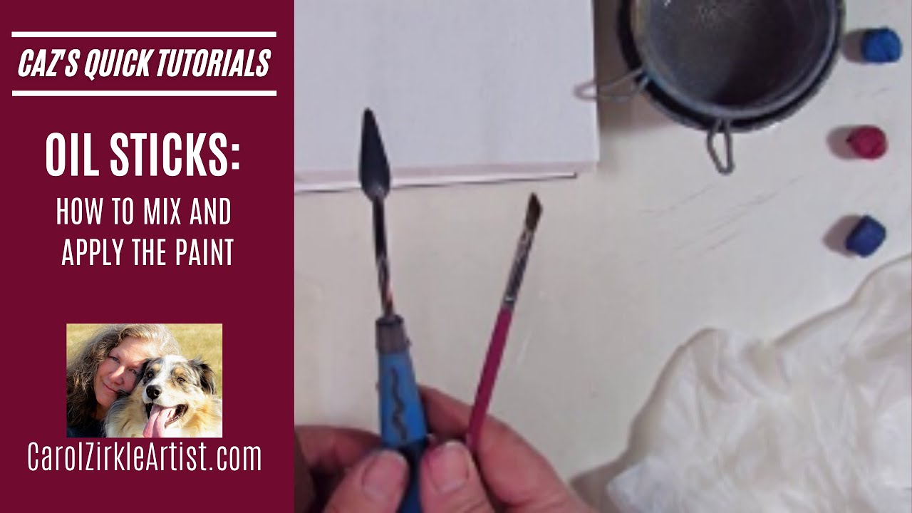 Oil Sticks: How to Mix and Apply | QUICK ART TUTORIAL | Oil Stick Art ...