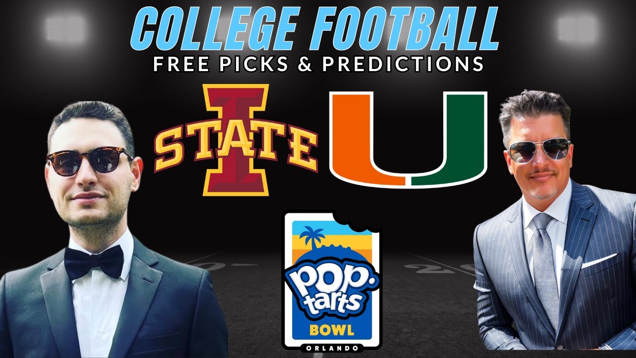 College Football Free Pick - Iowa State vs Miami - Saturday 12/28/24 ...