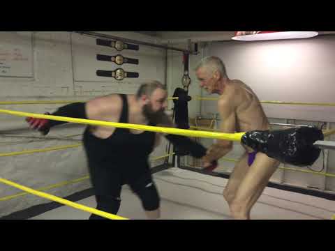 Old Man Wrestling- Old Man Bear Hug