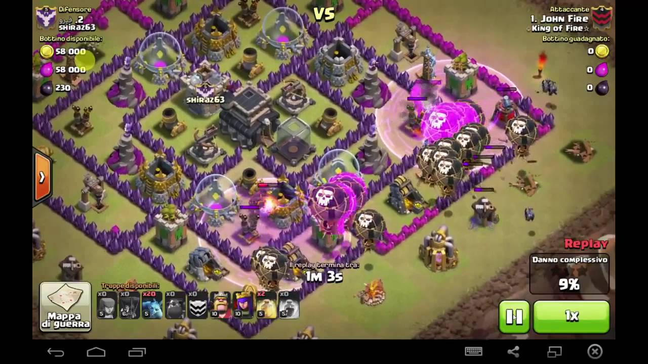 CoC Tutorial Come attaccare con: (Mastini Lavici Mongolfiere Sgherri) Clash of Clans - YouTube