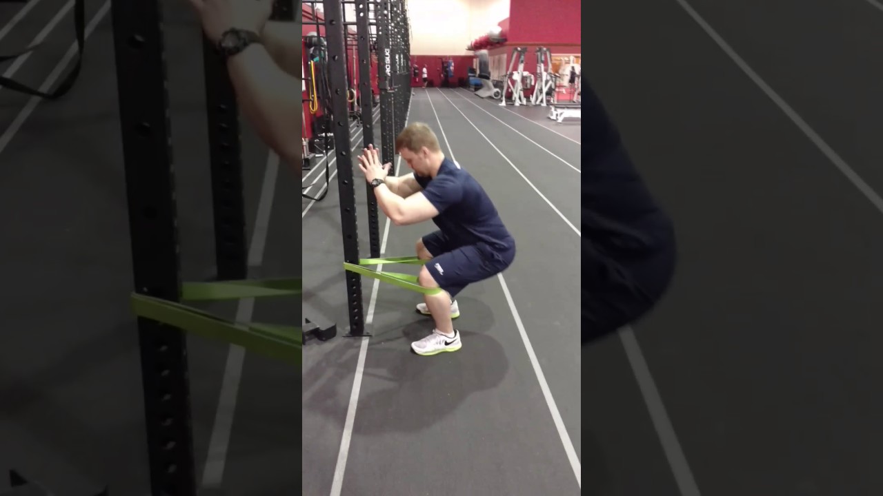 Banded TKE Squat - YouTube