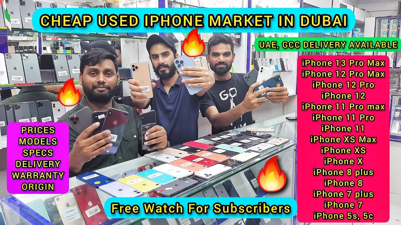 CHEAPEST USED IPHONE PRICE DROP 🔥 USED IPHONE IN DUBAI | DUBAI SECOND ...