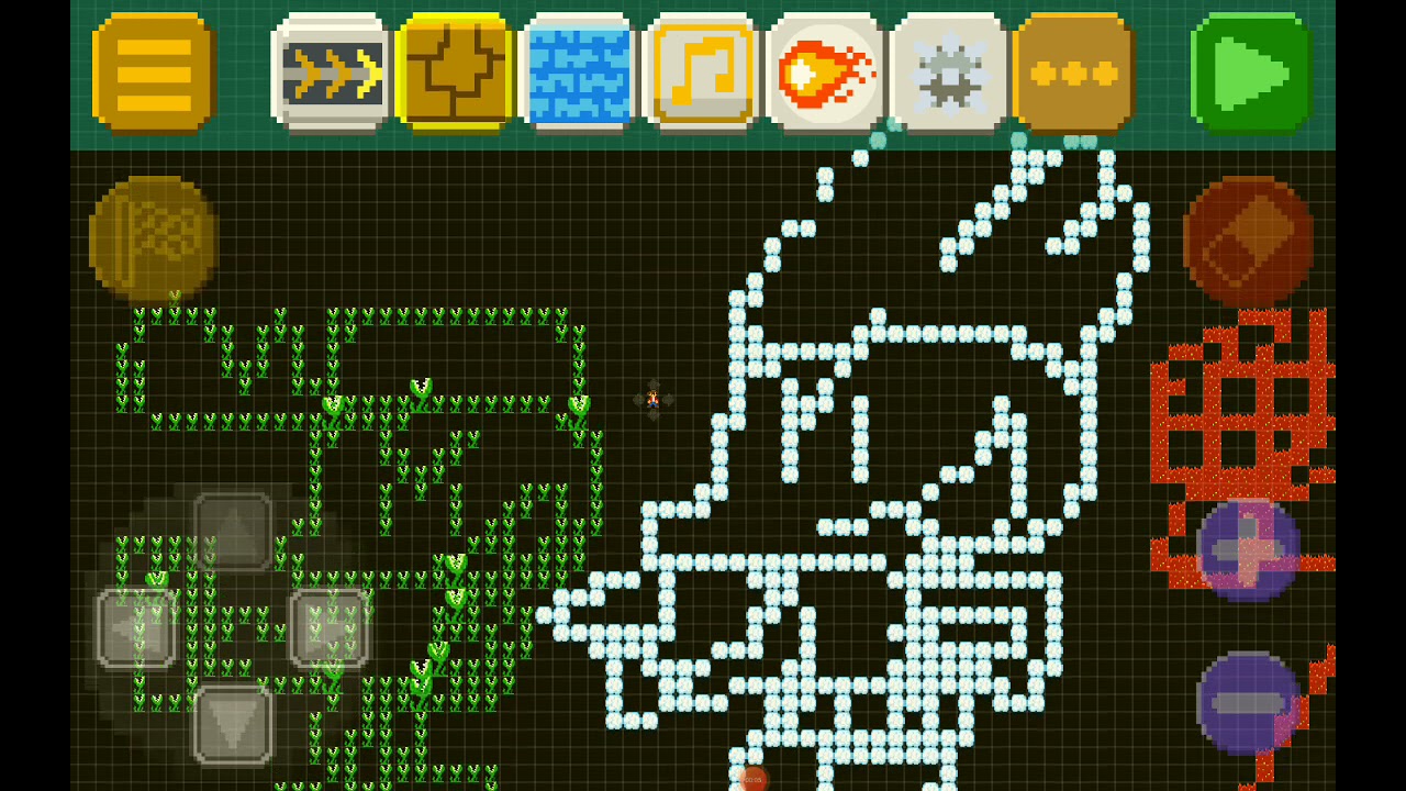 a preview of my fnf map on level maker - YouTube