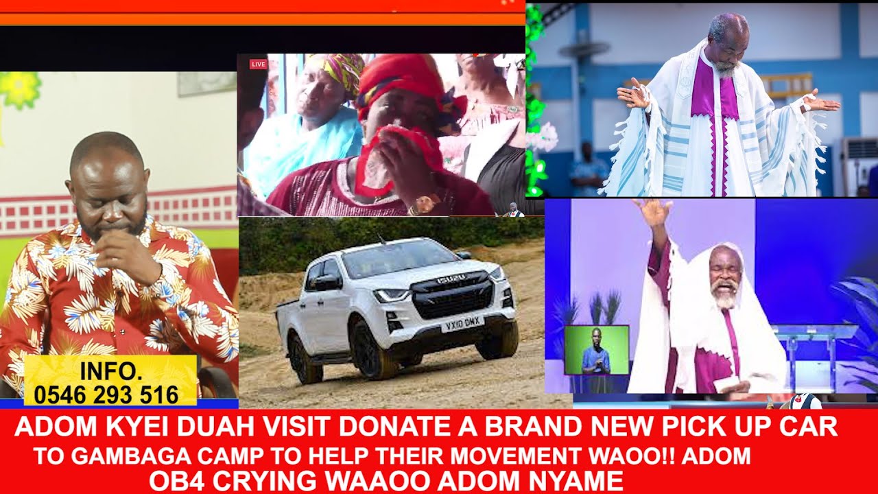 Waoo!! Adom Kyei Duah donate a brand new pick up car to witchcr@ft c@mp ...