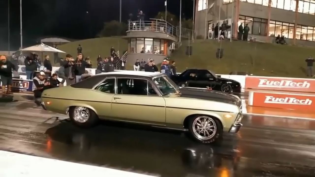 Chevy Nova V8 Ale Martinez 5.92s 201Mts - YouTube