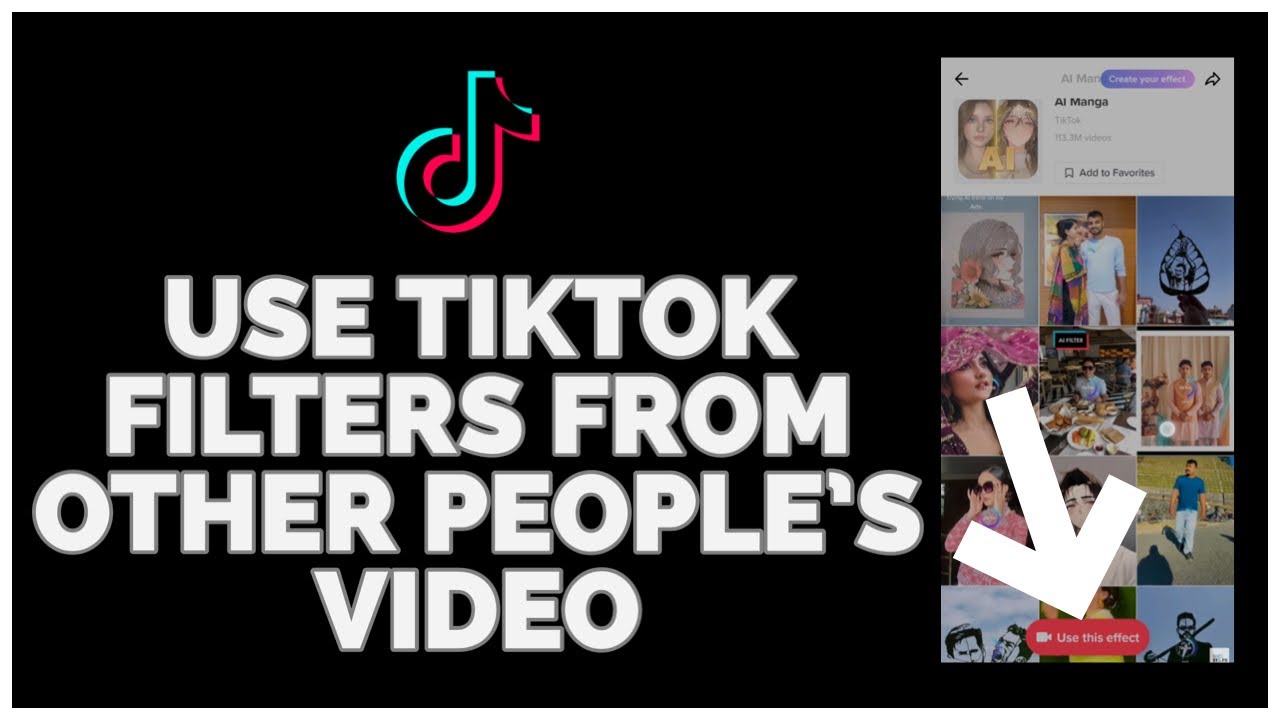 How To Use TikTok Filters From Other People's Videos (2023) - YouTube