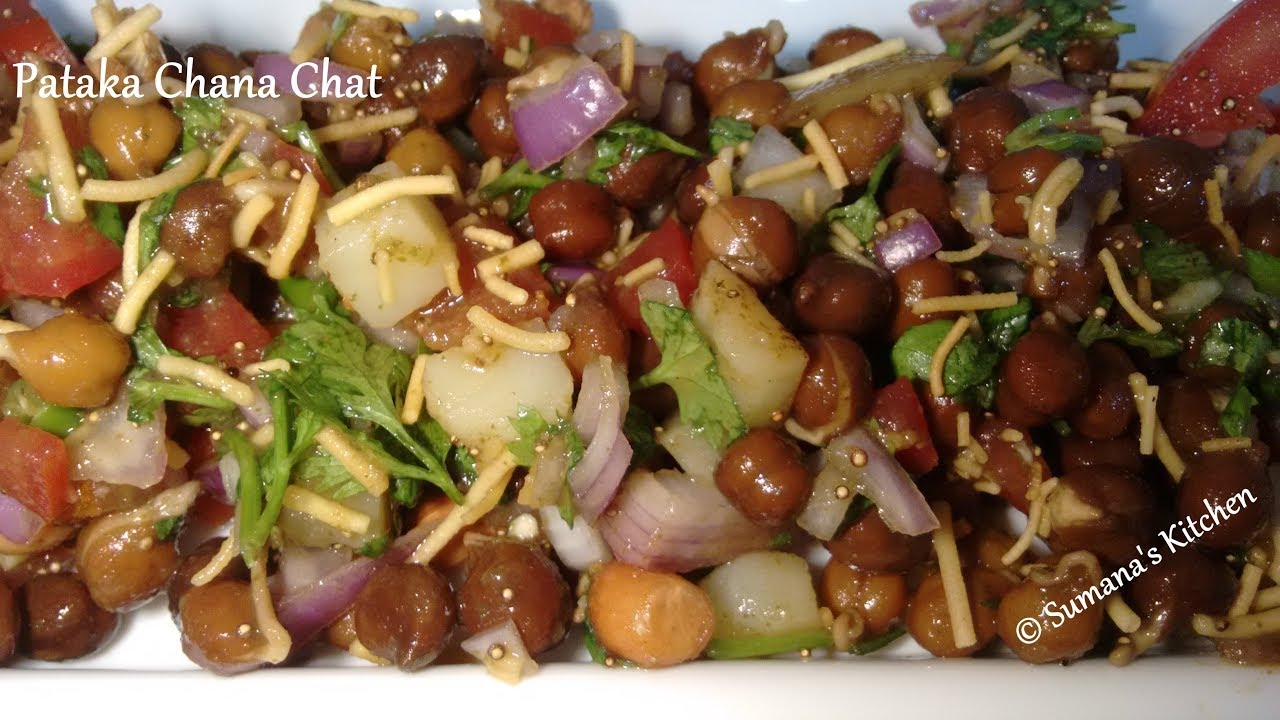 Chana Chaat | Pataka Chana Chaat | पटाका चना चाट - Sumana's Kitchen ...