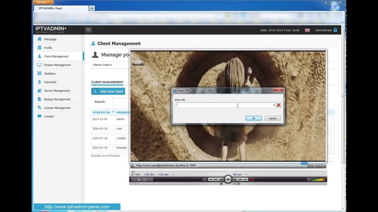 IPTVADMIN+ Panel - The perfect IPTV Panel - YouTube