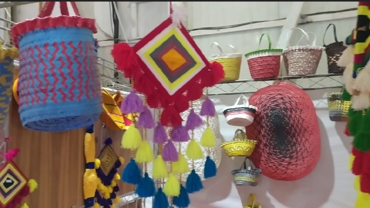 Basket weaving/ the beautiful art of mat weaving/Braided embroidery ...