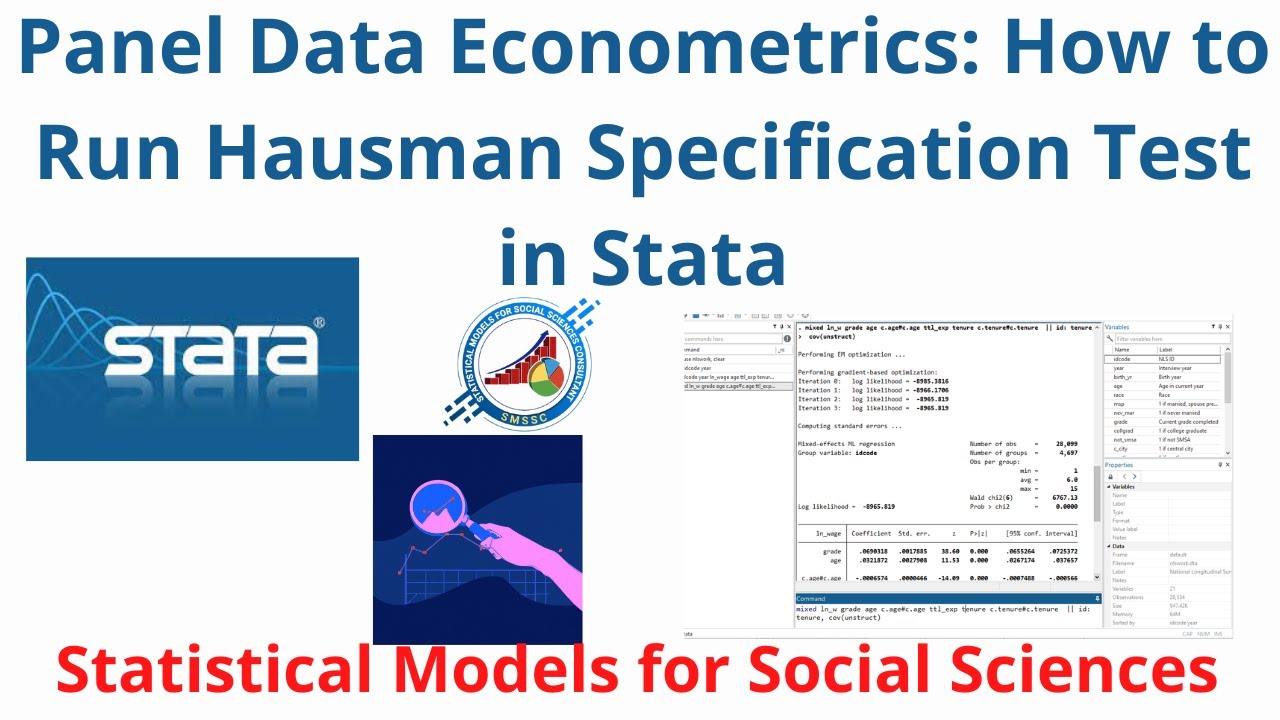 Panel Data Econometrics: How to Run Hausman Specification Test in Stata ...