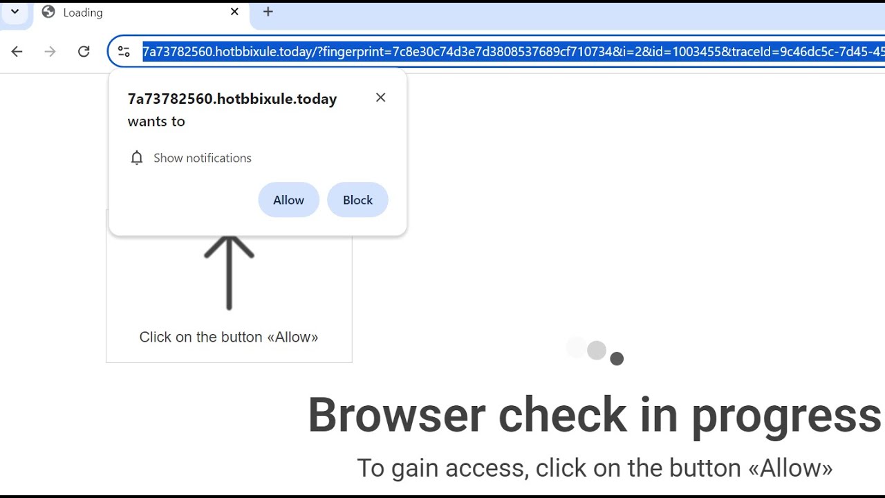Hotbbixule.today malicious pop-up removal solution. - YouTube