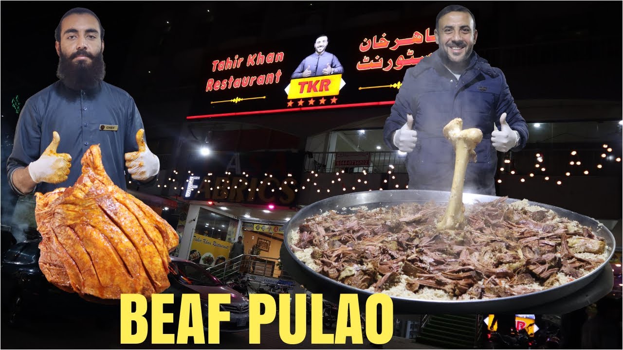 TKR Beaf Pulao Recipe || Tahir Khan Restaurant - YouTube