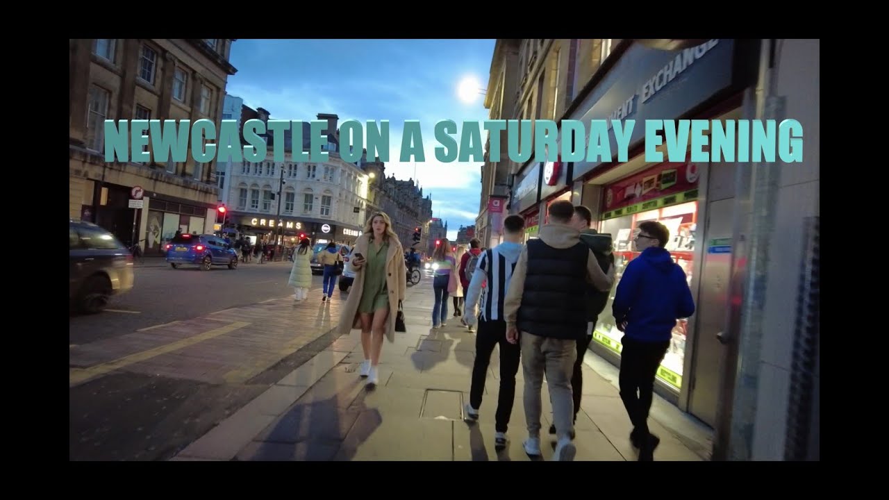 Newcastle on a Saturday 4K - YouTube