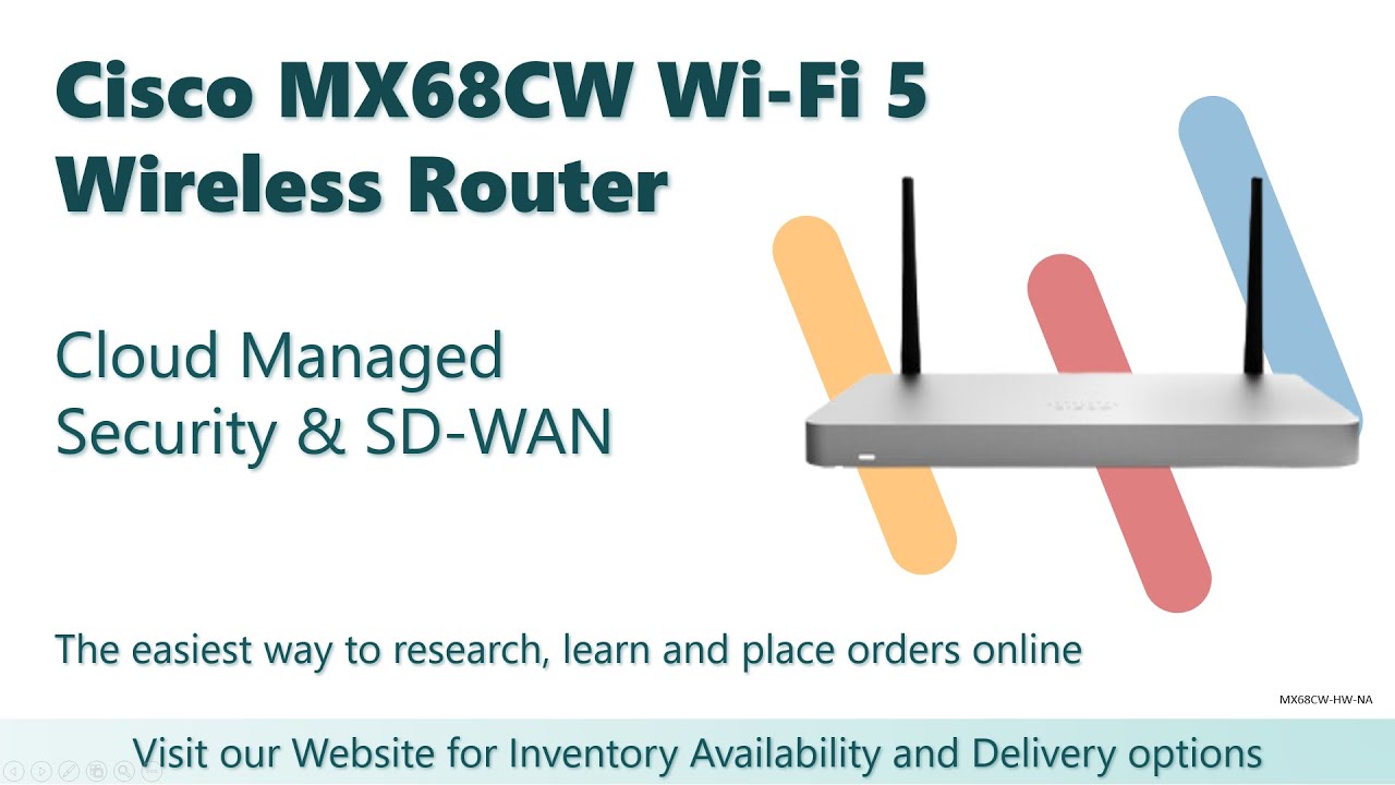 Cisco MX68CW | Wireless Router - YouTube