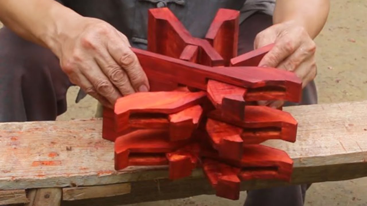 Rural Genius Grandpa Made Wooden Version Of The Transformers-Luban ...