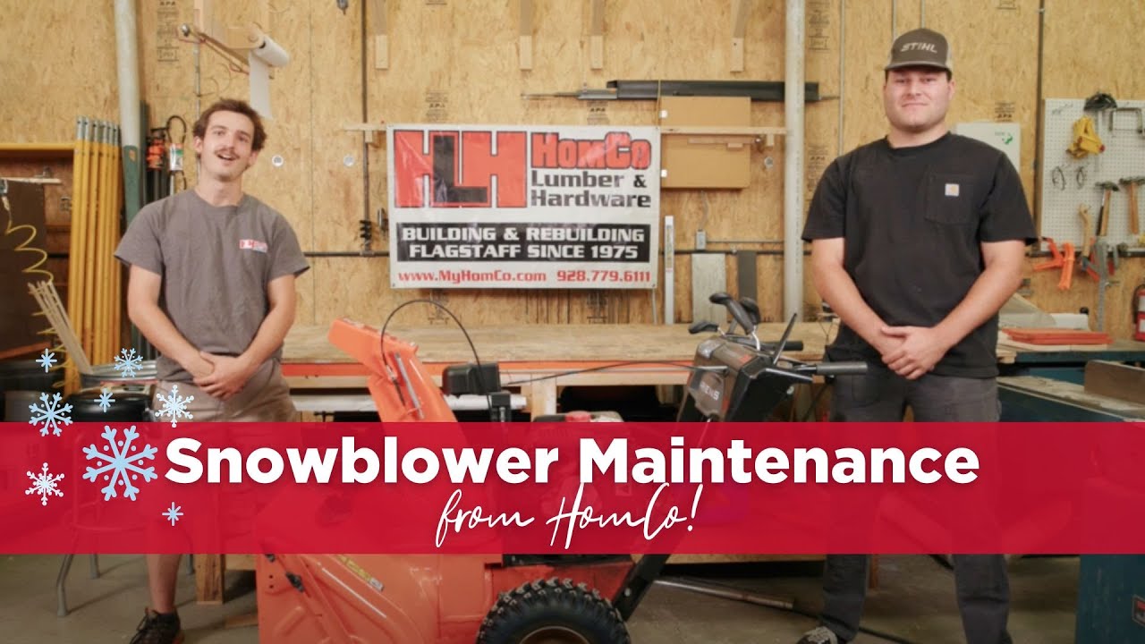 Snowblower Maintenance & Why You Need a Snow Blower This Winter | DIY ...